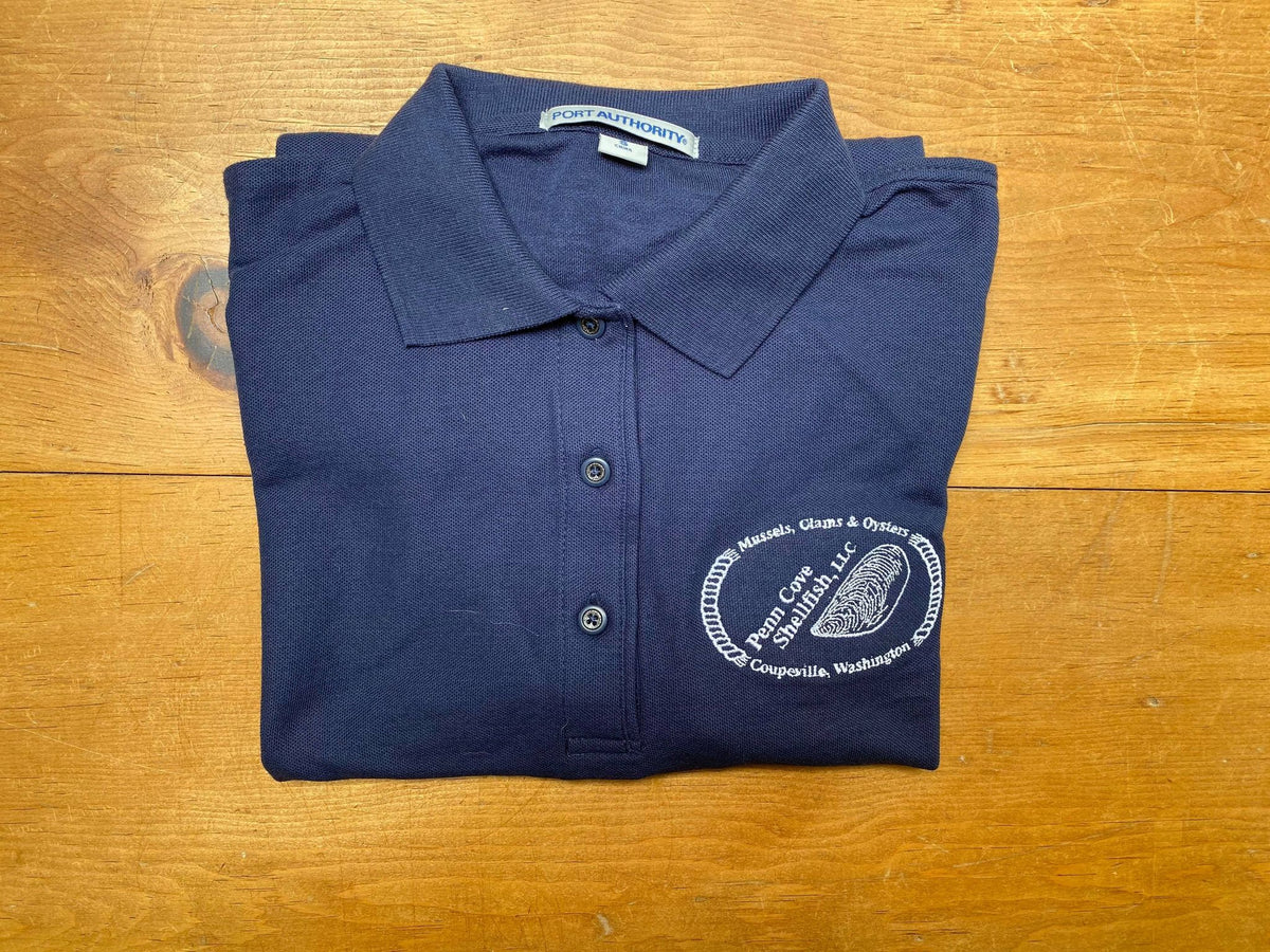 Penn Cove Logo Polo – Penn Cove Shellfish
